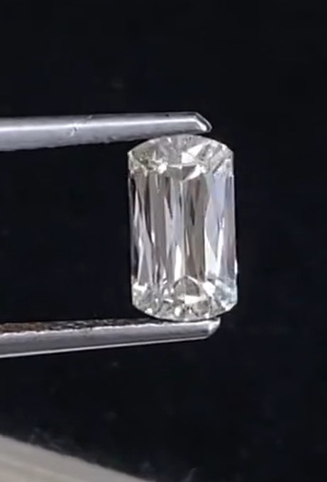 0.75ct GIA Certified Natural J Color SI1 Clarity Scissor Cut Diamond ...